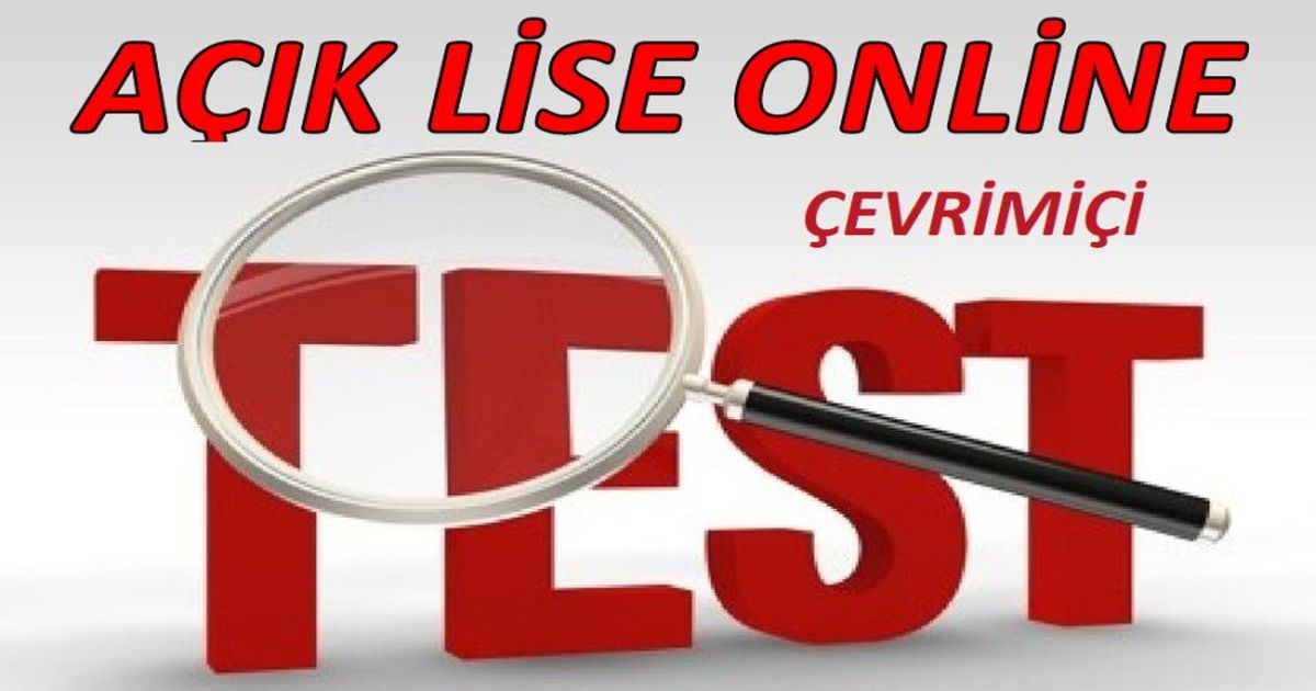 Açık Lise Testleri - AÖL Online Deneme Sınavları | Açık Öğretim Lisesi